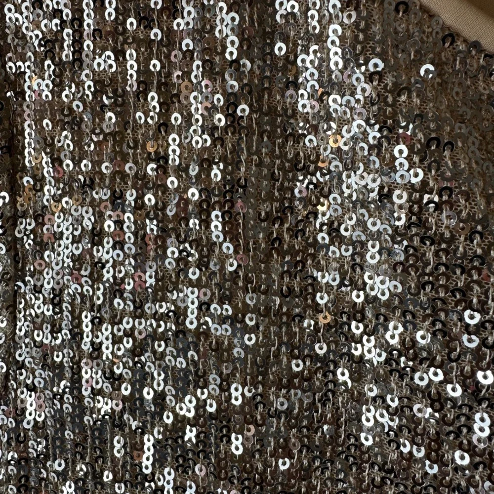 Ophelia Roe | Dresses | Ophelia Roe Womens Silver Sequin Shift Dress ...